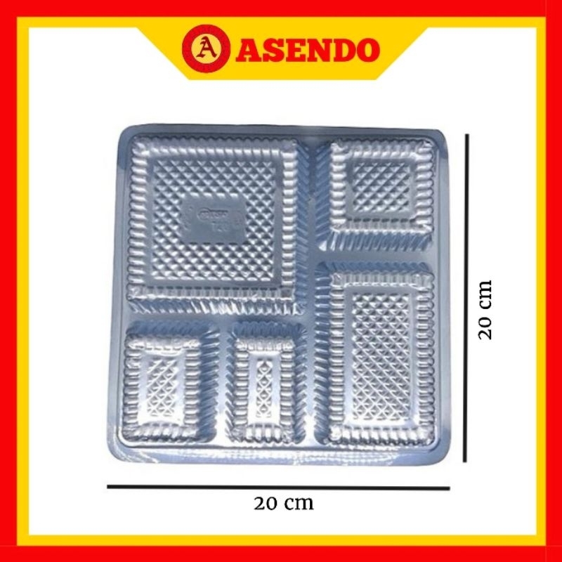 Jual Box Mika 18x18 20x20 22x22 Isi 50pcs / Mika Kue / Kotak Plastik ...