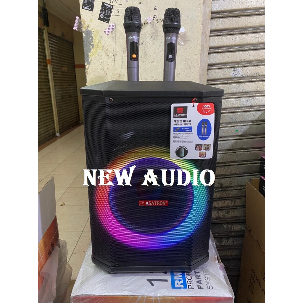 Jual SPEAKER ASATRON INFINITE 12 INCH FREE 2 MIC WIRELESS | Shopee ...