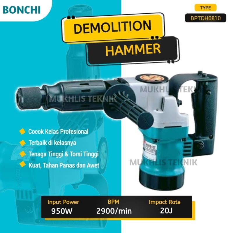 Jual Bor Bobok Beton 0810 BONCHI GERMAN Jack Hammer Drill 0810 Demolition Hammer Mailtank Makita ...