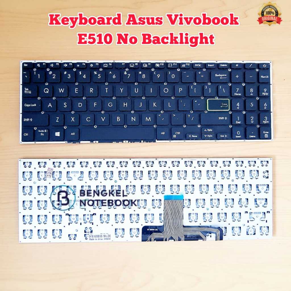 Jual Keyboard Asus Vivobook E510 L510 E510MA E510M L510M L510MA No ...