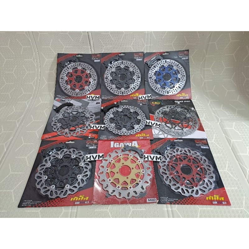 Jual piringan cakram lebar bulat black 260 mm motor mio soul mio smile ...