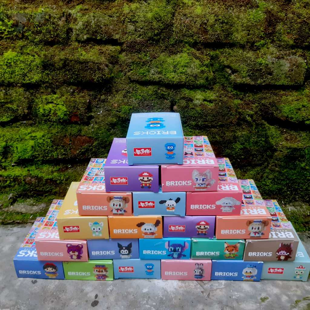 Jual LEGO BRICKS / MAINAN BLOK KARAKTER / LEGO BRICKS KARAKTER KARTOON ...