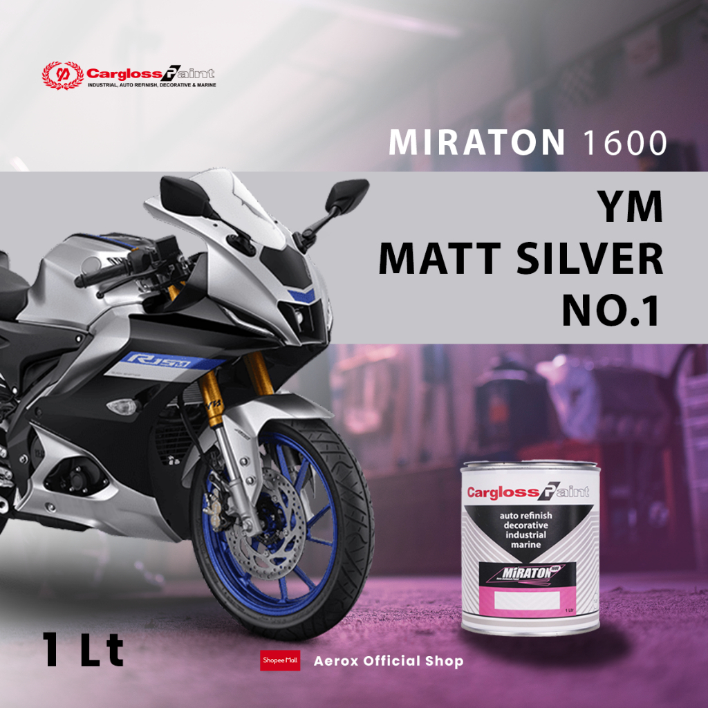 Jual Cargloss Miraton 1600 Cat Yamaha Motor Original - Matt Silver No.1 ...