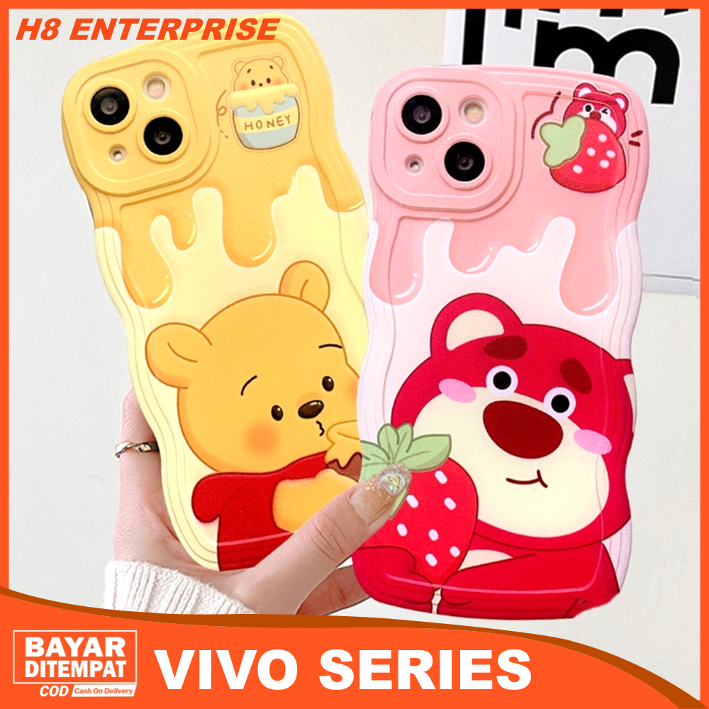 Jual Case Vivo Y12 Y15 Y17 Softcase Casing Karakter Kartun Lotso Bear ...