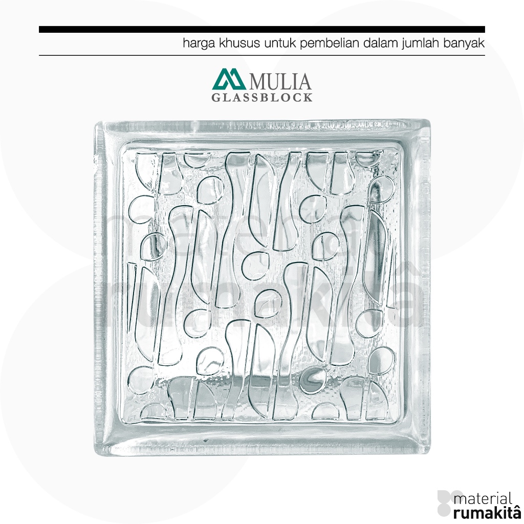 Jual GLASS BLOCK MULIA CLEAR / GLASSBLOCK DINDING - Satuan | Shopee ...
