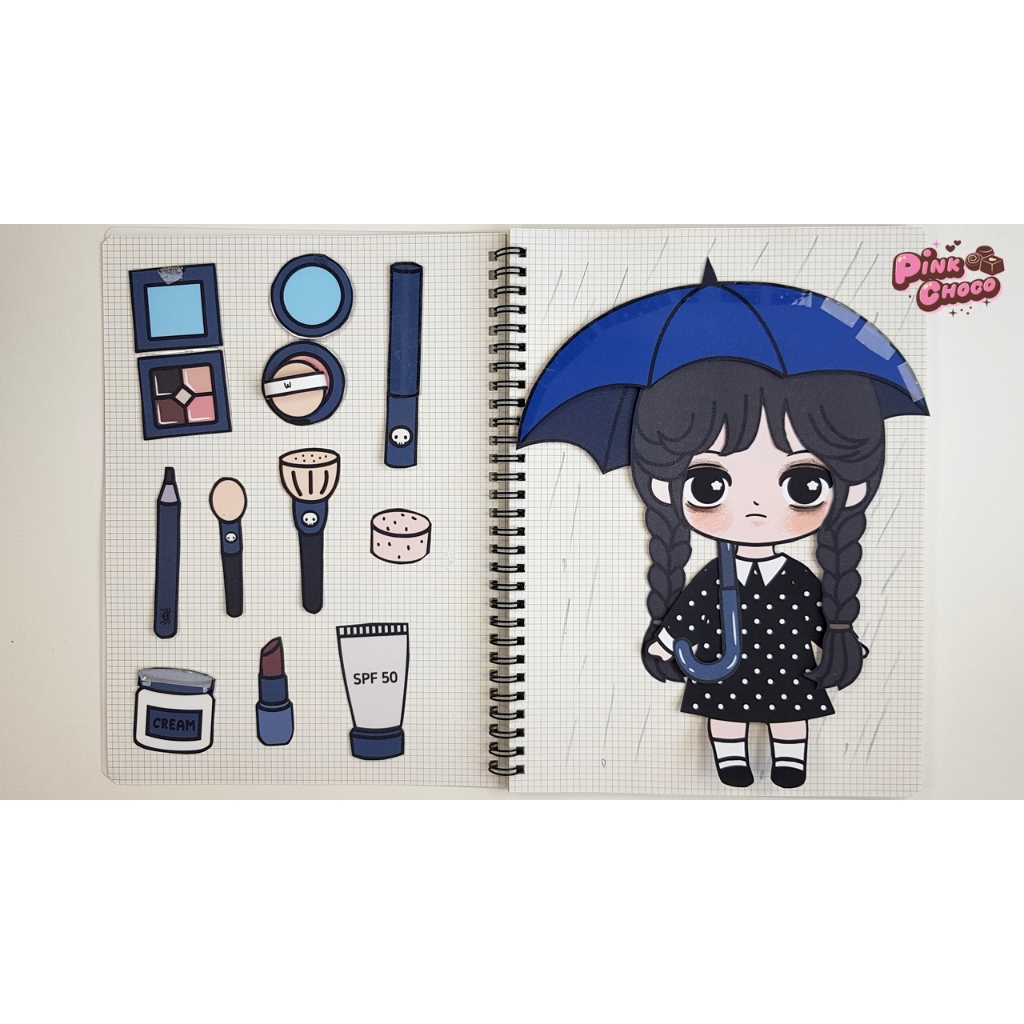Jual Paper Doll Wednesday Gambar Besar BP BP an Kekinian Mainan Gunting ...