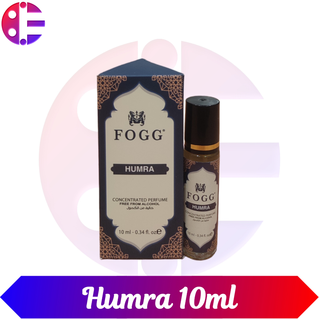 Jual Fogg Attar Concentrated Perfume Non Alkohol Humra 10ml | Shopee ...