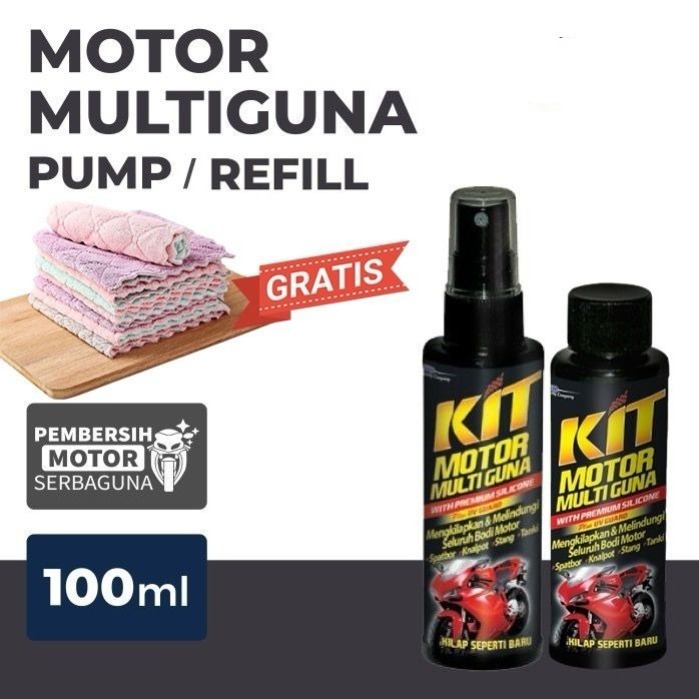 Jual KIT Motor Multiguna Spray 100ml Kit Pengkilap Body Motor | Shopee ...