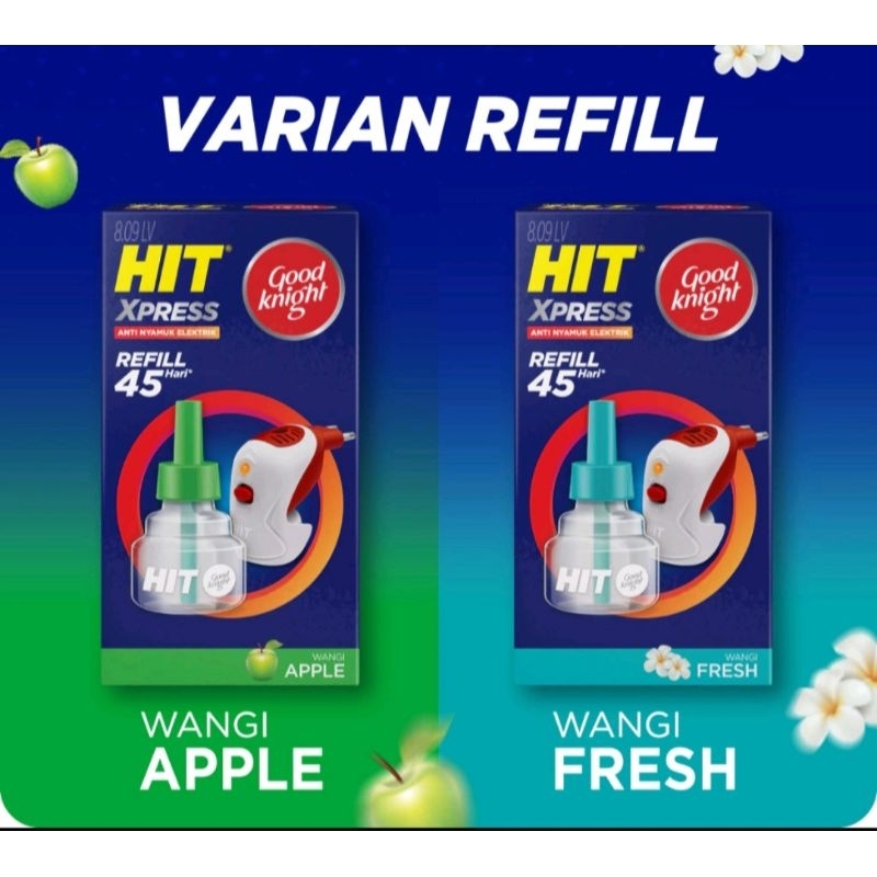 Jual Hit good knight express refill obat nyamuk elektrik all varian ...