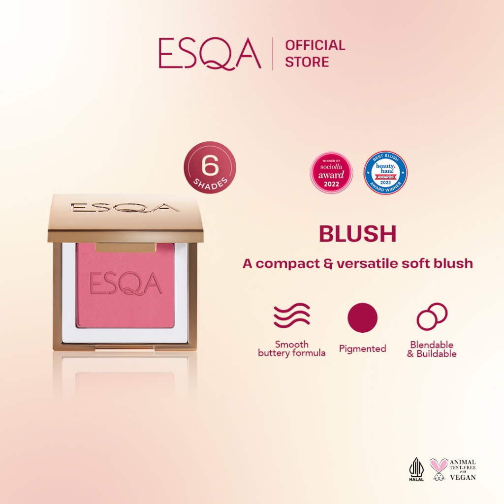 Jual ESQA Blush On - Florence | Shopee Indonesia
