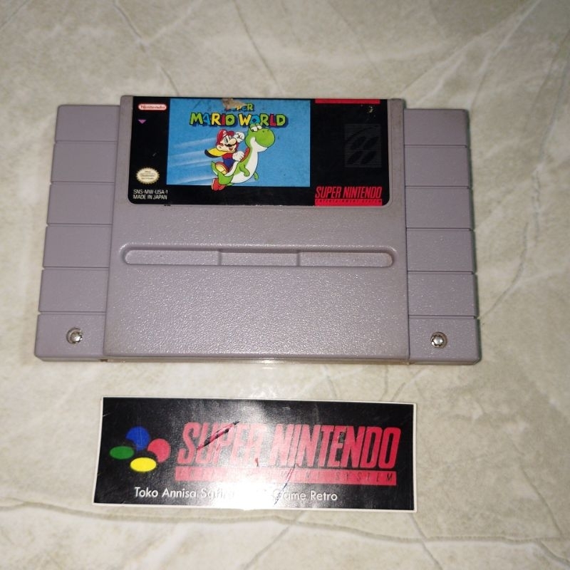 Jual super Mario world kaset super Nintendo | Shopee Indonesia