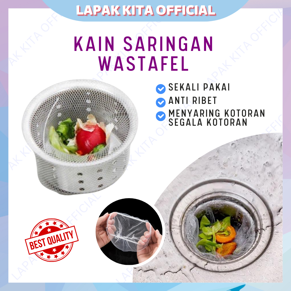 Jual Kain jaring saringan wastafel sekali pakai penyaring filter ...