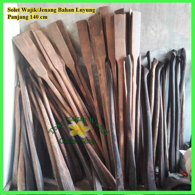 Jual Spatula Sotil Kayu Aren Jumbo Panjang 140 cm Super Jumbo Premium ...