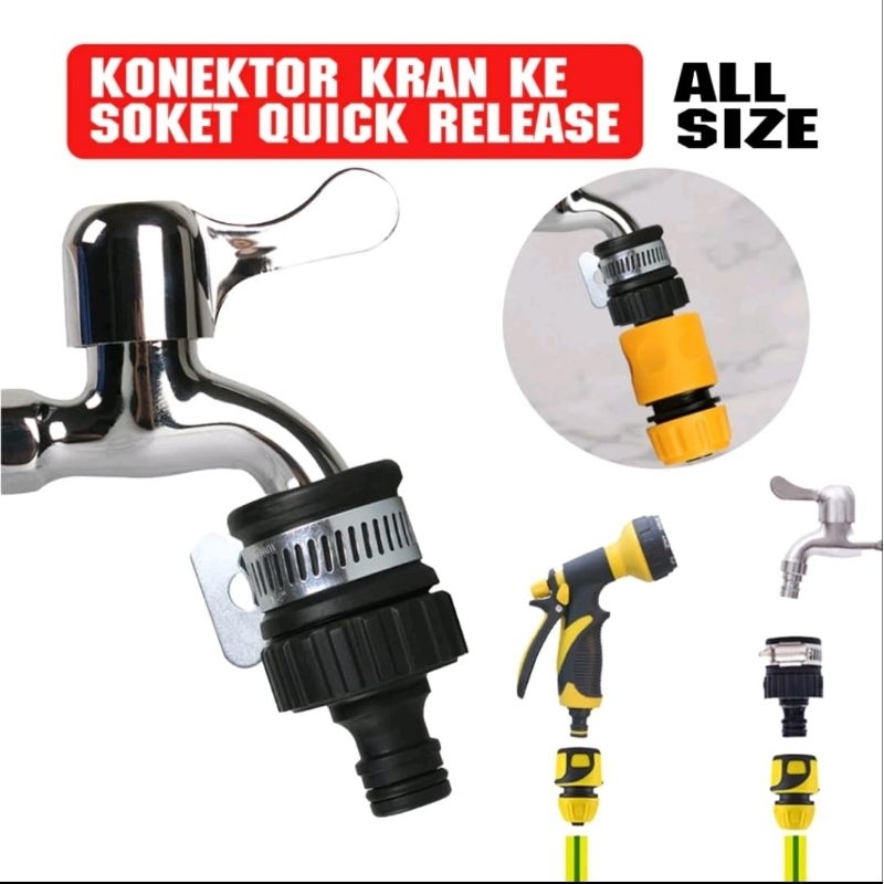 Jual Konector Keran Air Conector Quick CK1 Release Connector Kran ...