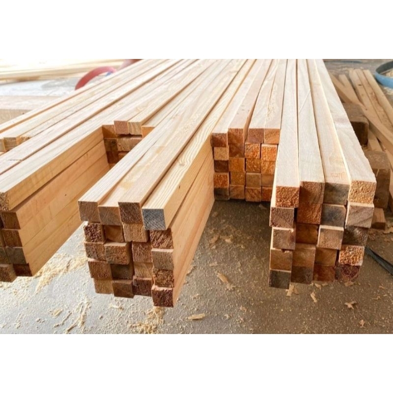 Jual reng kayu/list kayu jati belanda uk 1x1dan2x2 menerima costume ...