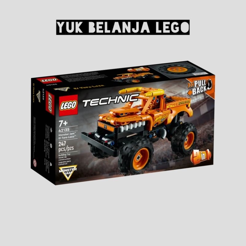 Jual LEGO Technic 42135 Monster Jam El Toro Loco (247 pieces) | Shopee Indonesia