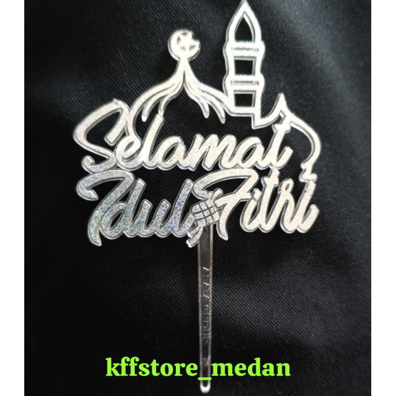 Jual Topper Mini Idul Fitri Masjid Silver Blink (per pcs) | Shopee ...