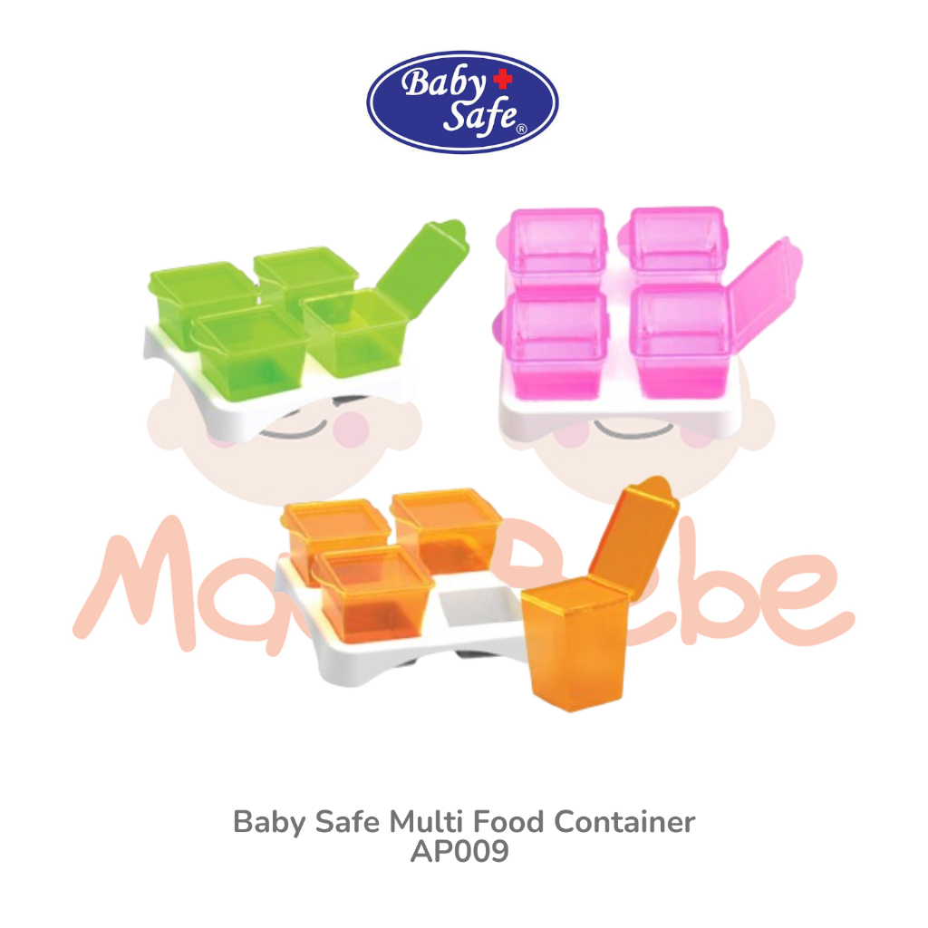 Jual Baby Safe Multi Food Container Tempat Penyimpanan Makanan MPASI ...