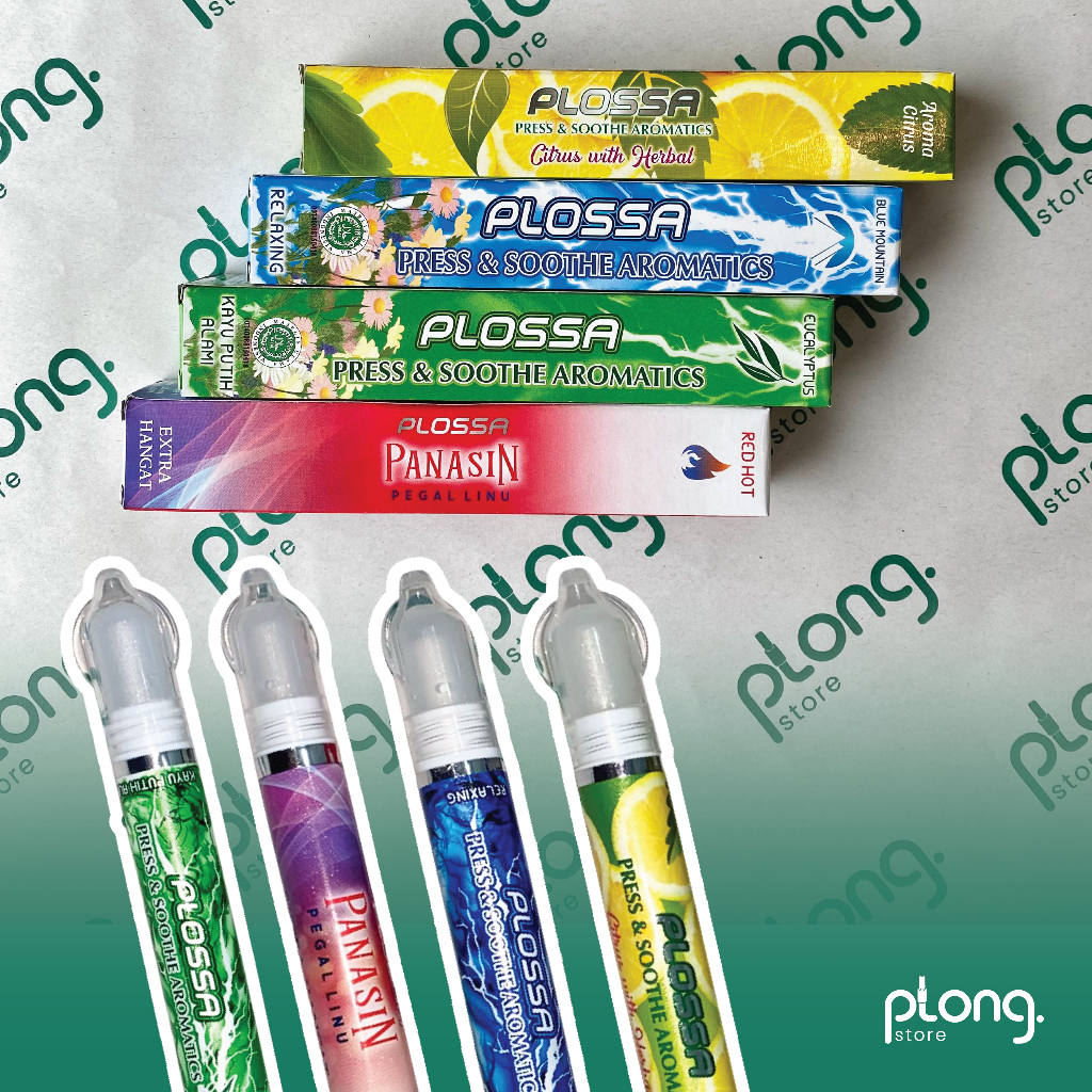 Jual PLOSSA Minyak Angin Aromatherapy 4 in 1 - Inhaler Roll On PLOSSA ...