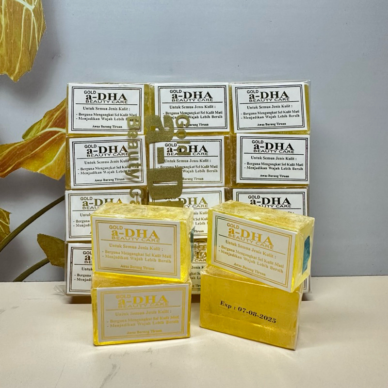 Jual (12 pcs) SABUN A DHA GOLD BEAUTY CARE 12pcs | Shopee Indonesia