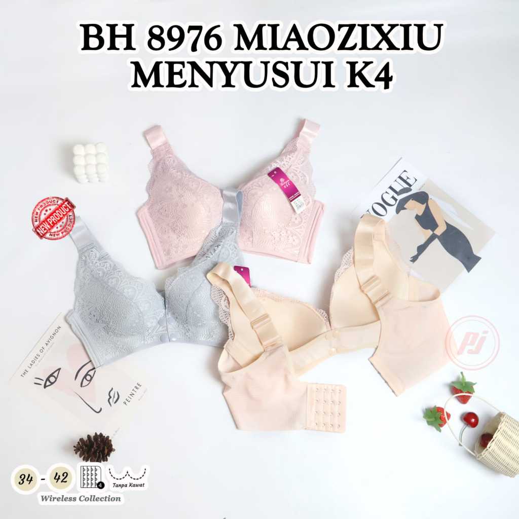 Jual BH Menyusui Miaozixiu 8976 Bra Maternity Brukat / Pakaian Dalam ...