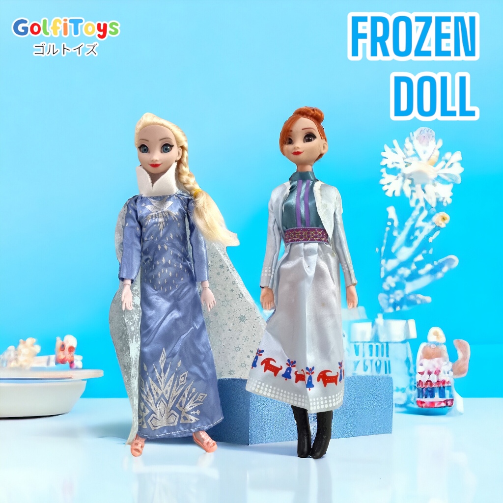 Jual Boneka Anak Frozen Elsa dan Anna Doll 2 in 1 | Shopee Indonesia