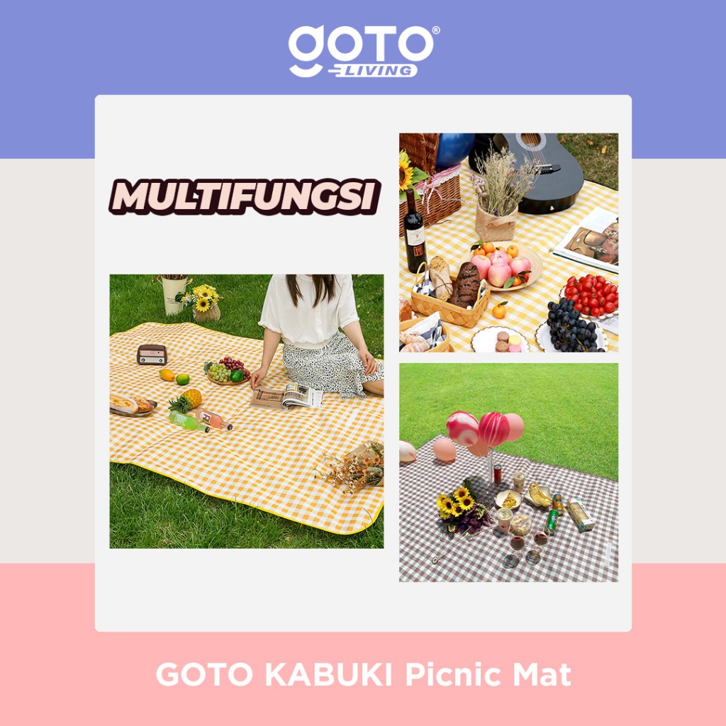 Jual Goto Kabuki Picnic Mat Tikar Lipat Karpet Piknik Tebal Waterproof ...