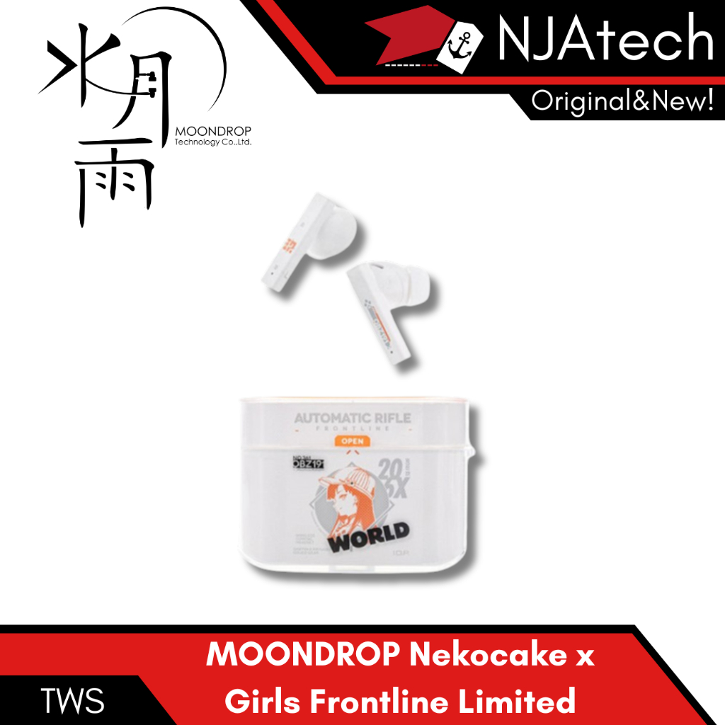 Jual TWS Moondrop Nekocake Girls Frontline Limited Edition ANC ...