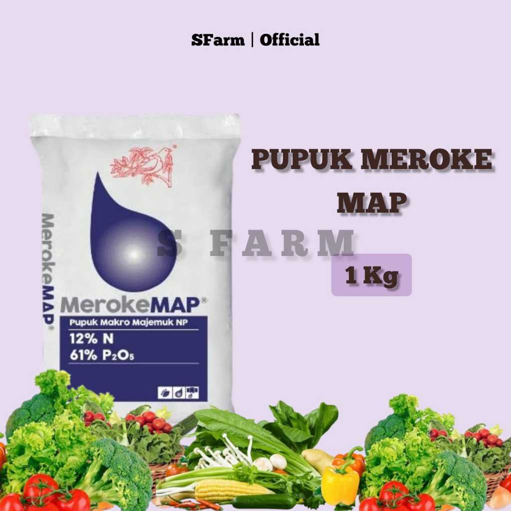 Jual Pupuk Meroke MAP Kemasan Asli Pabrik 1Kg | Shopee Indonesia