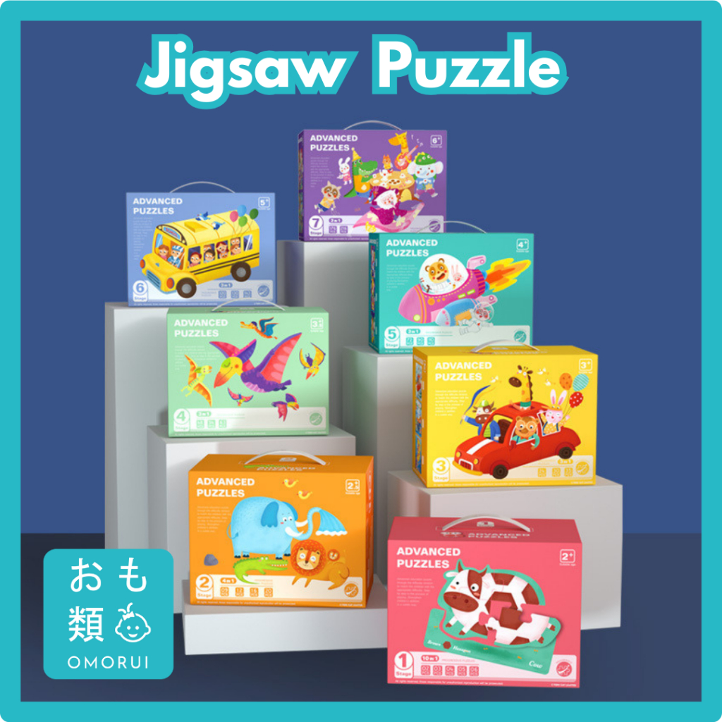 Jual Mainan Jigsaw Puzzle Anak Edukasi Edukatif Kayu Montessori Umur 2 ...