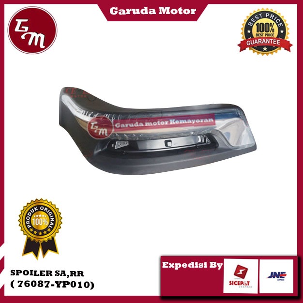 Jual TOYOTA INNOVA REBORN 2016-2020 Spoiler SA, RR SD. Kanan 76087 ...