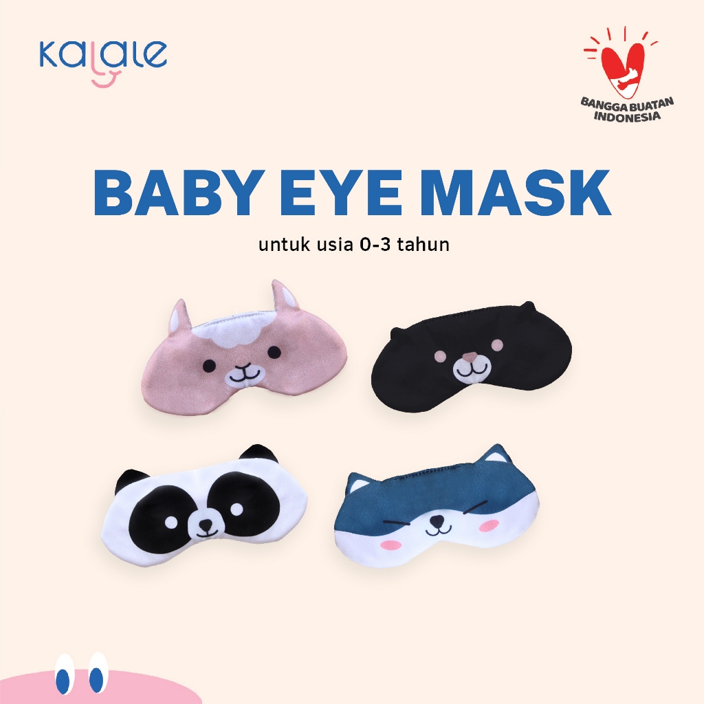 Jual Kalale Baby Eye Mask 0-3 TAHUN Kacamata Jemur Bayi Karakter ...