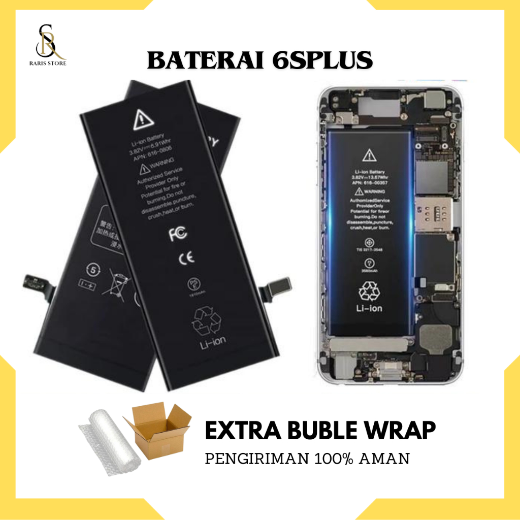 Jual Baterai 6s Plus 2750mAh Original Premium Real Capacity Batere ...