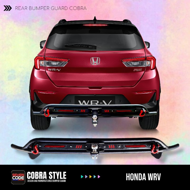 Jual Rear Bumper guard Towing Cobra Sevencode - Honda WRV | Shopee ...