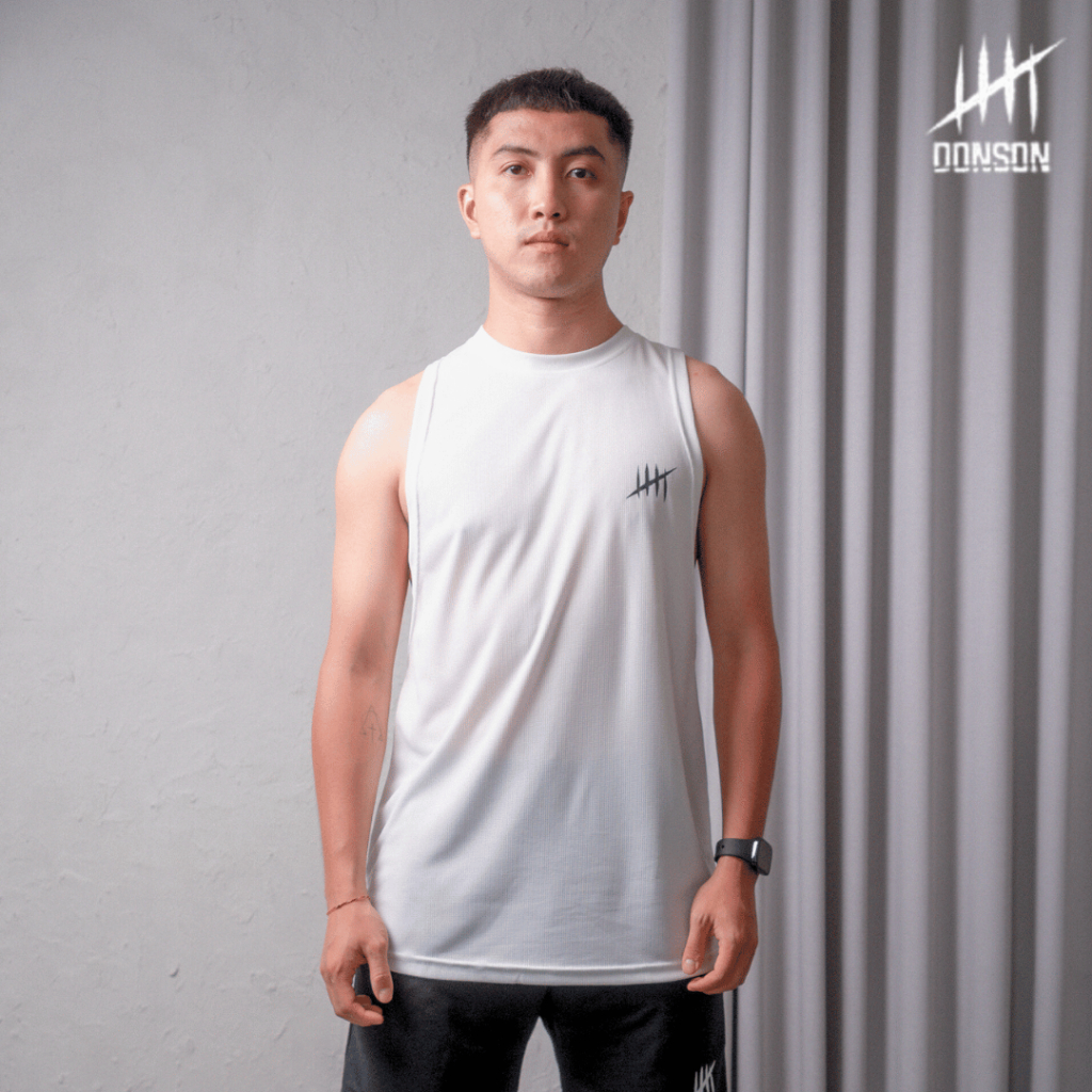Jual DONSON Sportswear Simple Low Cut Singlet Dalaman Tanktop Olahraga ...