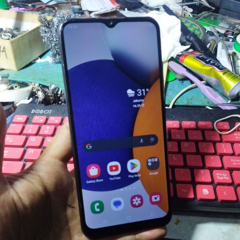 Jual Lcd Touchscreen Samsung A03 A035F CABUTAN BONUS PERANGKAT | Shopee ...