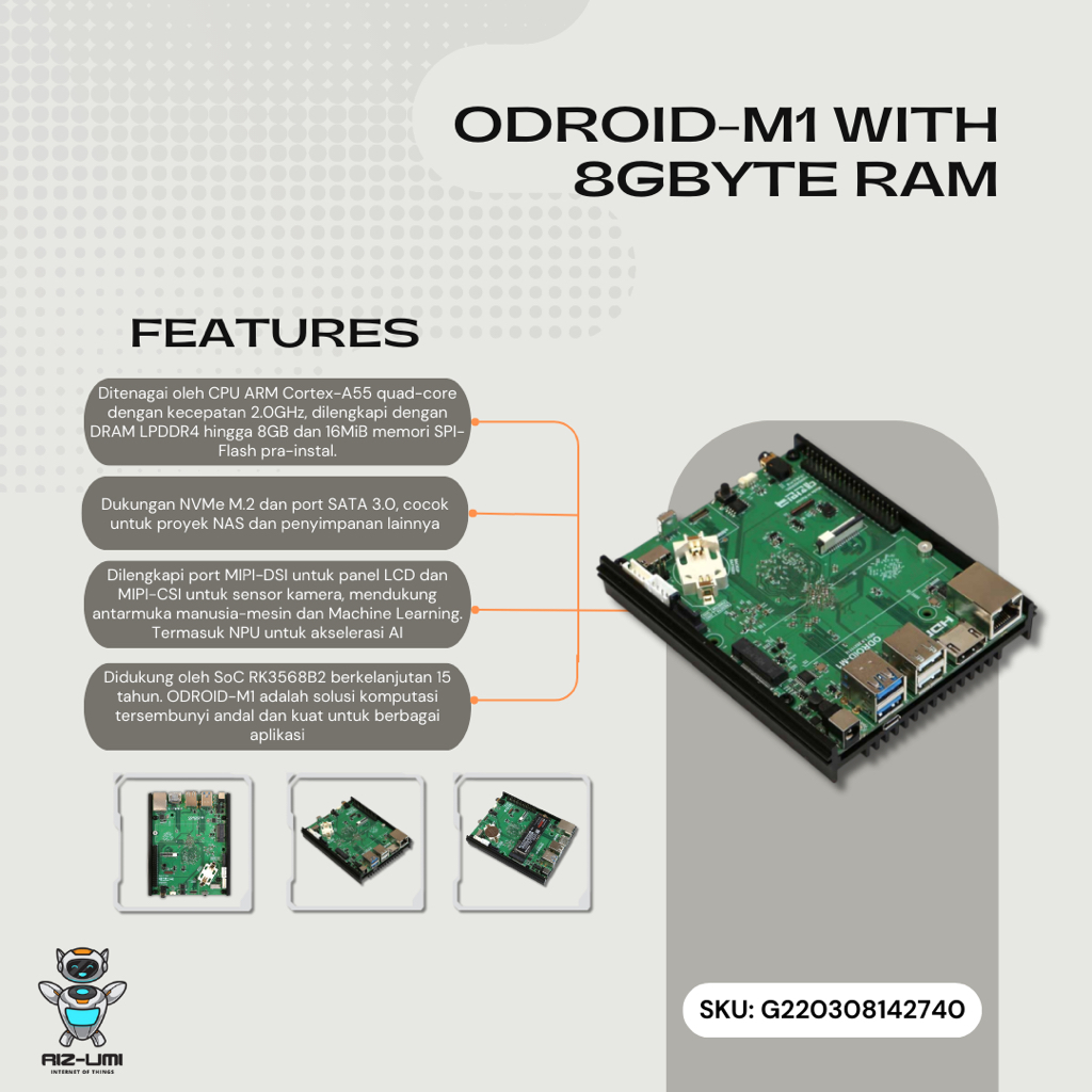 Jual ODROID M1 with 8GByte RAM 8GB | Shopee Indonesia