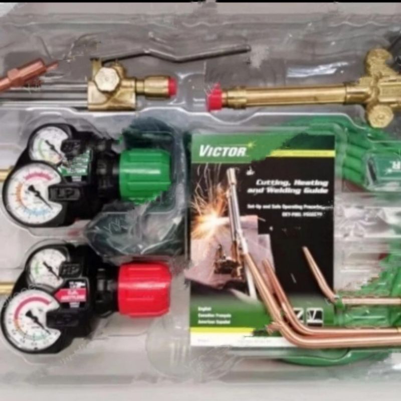 Jual Victor regulator las Journeyman set torch acetylene | Shopee Indonesia