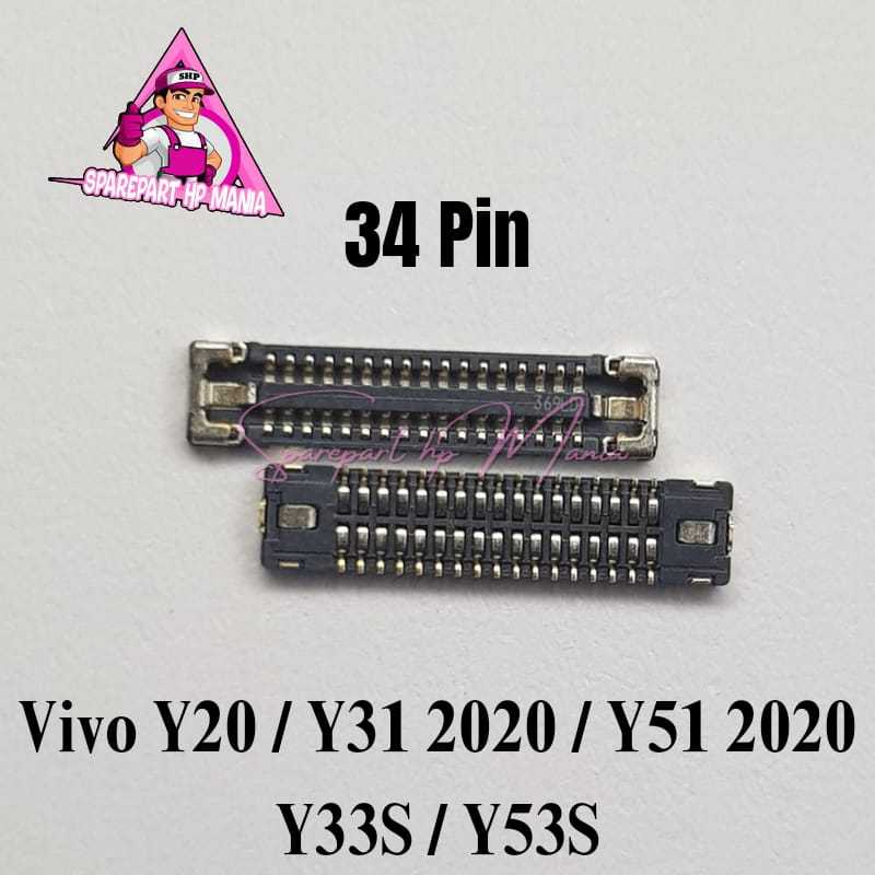 Jual KONEKTOR LCD VIVO Y20 Y31 Y51 Y33S Y53S SOCKET CONNECTOR ORIGINAL | Shopee Indonesia