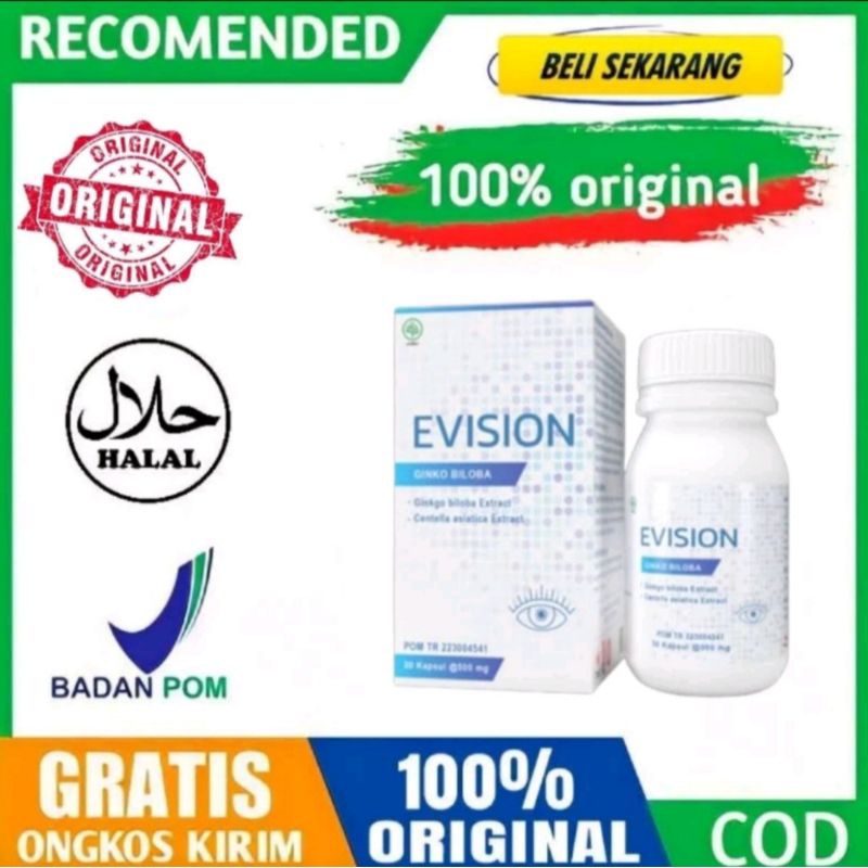 Jual Obat Evision Asli RESMI Vitamin Mata Ampuh Menormalkan Penglihatan ...