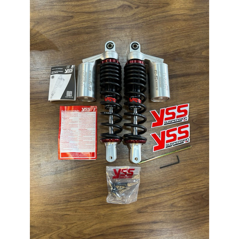 Jual Shock YSS G Series All New Nmax 310MM per hitam tabung silver | Shopee Indonesia