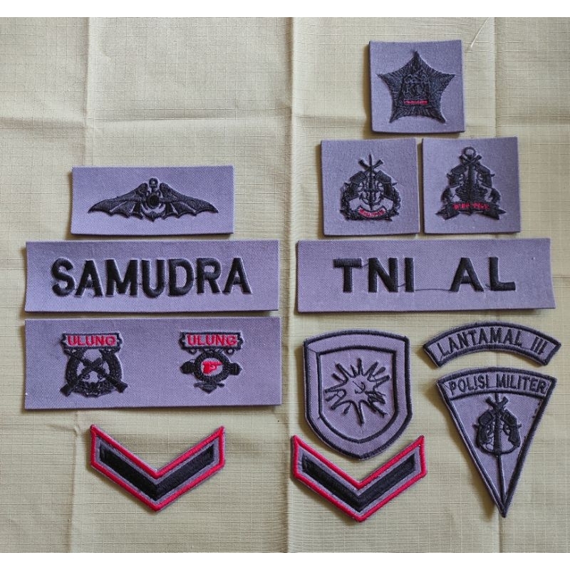 Jual PAPAN NAMA MIKA TIMBUL TNI-AL BORDIR TNI | Shopee Indonesia
