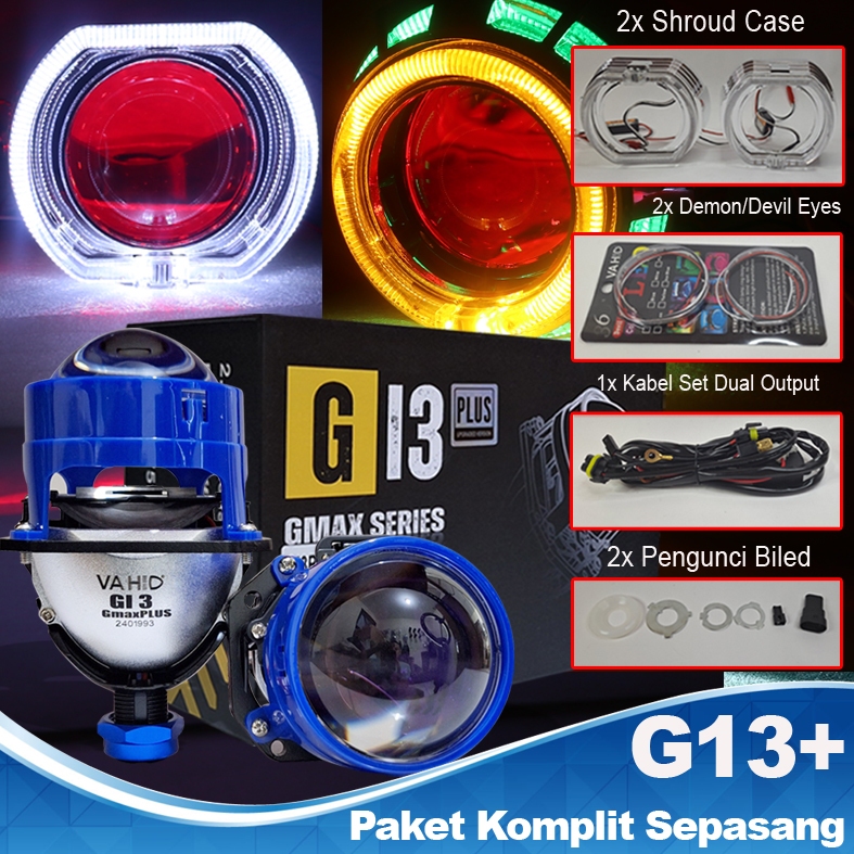 Jual Gmax Plus - Paket Komplit Set Bi-LED Projie 2,5 inch Gmax Plus ...