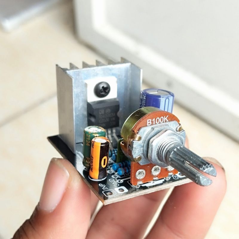 Jual Kit TDA 2003 Tda2003 mini amplifier 12 volt mono plus potensio ...