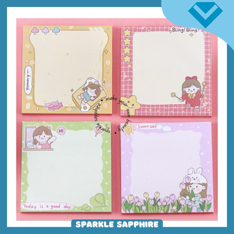 Jual SN 10 - GADIS STICKY NOTES 50 LEMBAR MEMO TEMPEL Memo Pad Catatan ...