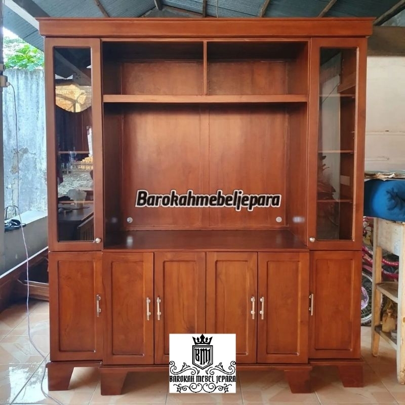 Jual Bufet TV partisi lemari kabinet , meja tv jati , partisi kayu jati ...