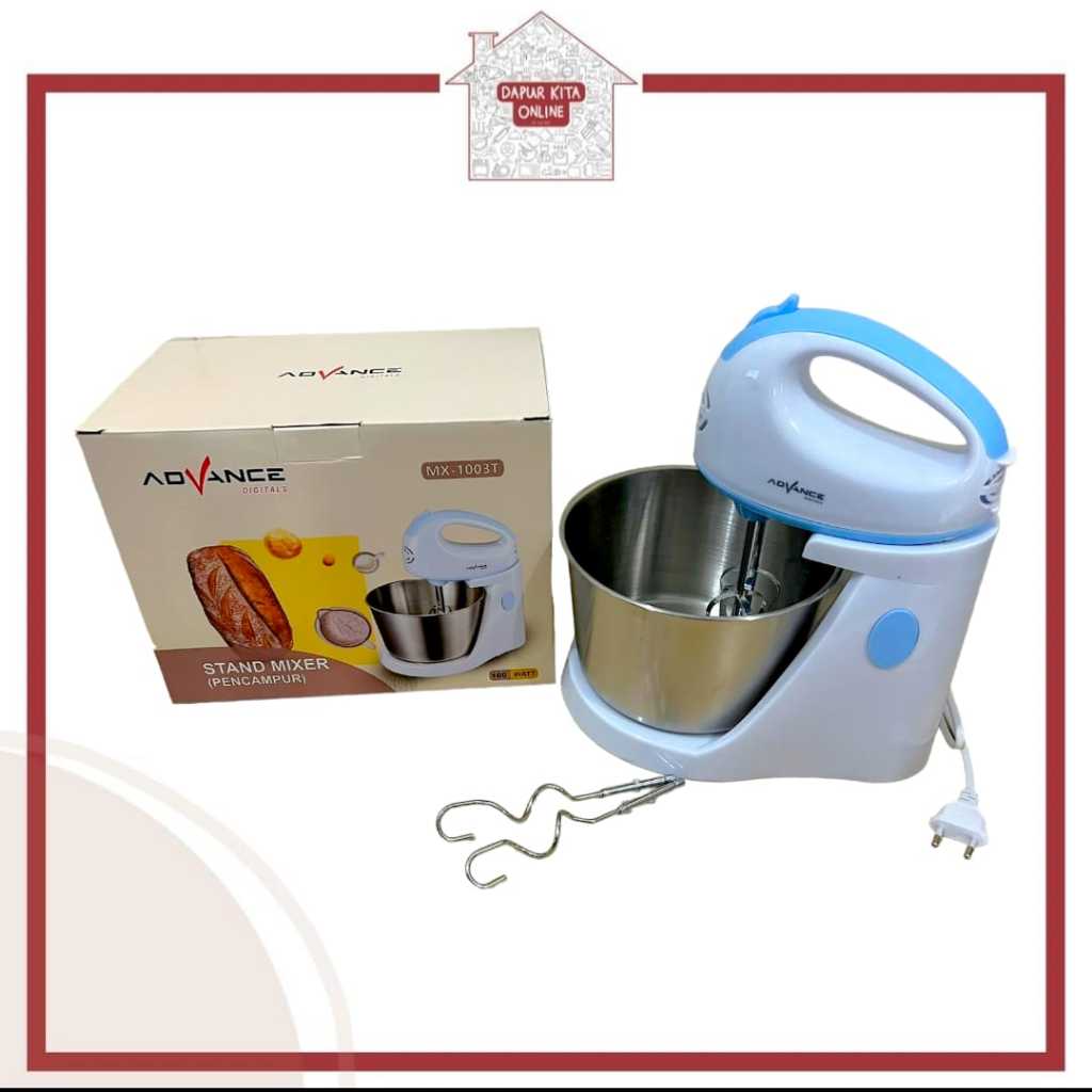 Jual Mixer Advance MX-233 Blue / Hand Mixer Tangan / Mixer 7 Kecepatan ...