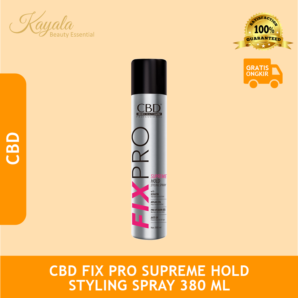 Jual CBD FIX PRO SUPREME HOLD STYLING SPRAY 380 ML | Shopee Indonesia