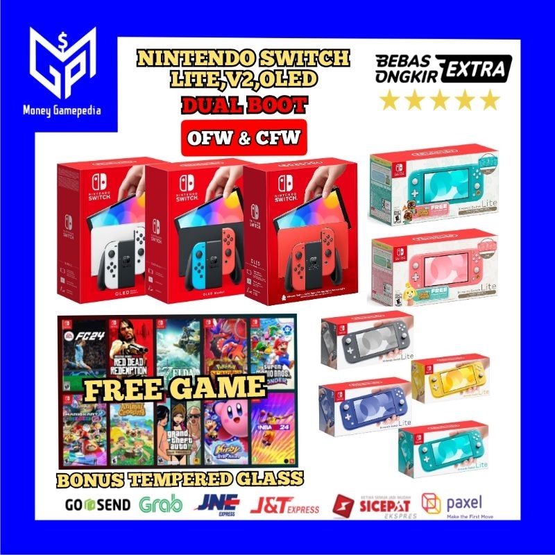 Jual NINTENDO SWITCH LITE V2 OLED ORIGINAL CFW FULL GAMES NINTENDO SWITCH | Shopee Indonesia