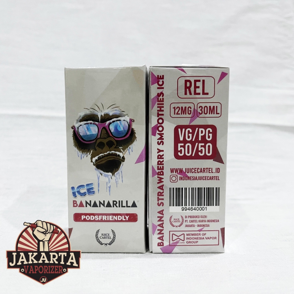Jual PODS FRIENDLY ICE BANANARILLA 30ML 12MG BY IJC | Shopee Indonesia